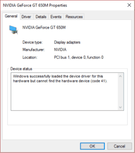 Fix Device Driver Error Code 41 – TechCult