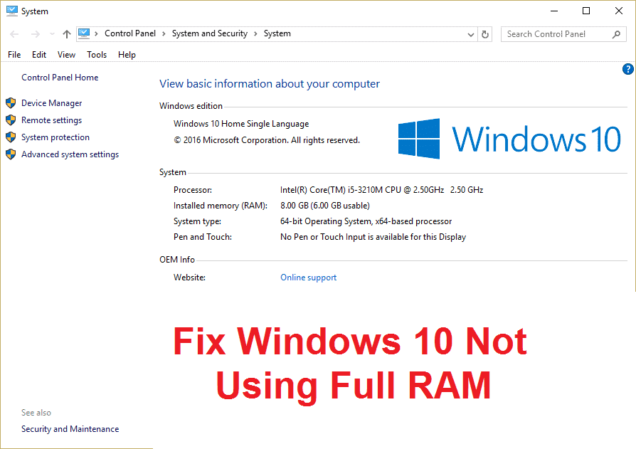Fix Windows 10 Not Using Full RAM TechCult Fix Windows 10 Not Using Full RAM TechCult