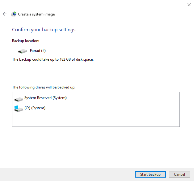 How To Create A System Image Backup In Windows 10 Techcult How To Create A System Image Backup In Windows 10 Techcult