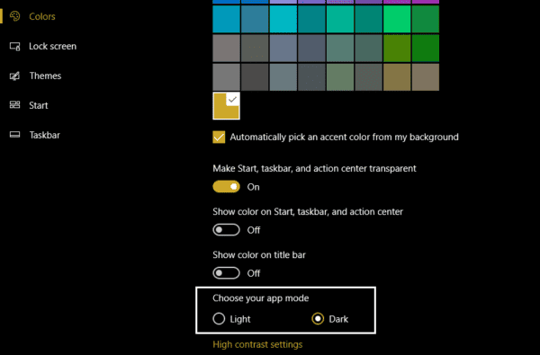 Enable Dark Theme for every Application in Windows 10 – TechCult