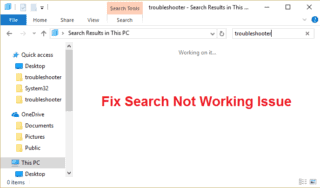 Fix Search Not Working in Windows 10 – TechCult