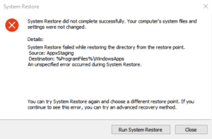 Fix System Restore did not complete successfully - TechCult