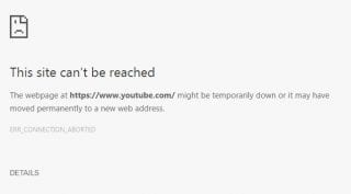 Fix ERR_CONNECTION_ABORTED in Chrome – TechCult