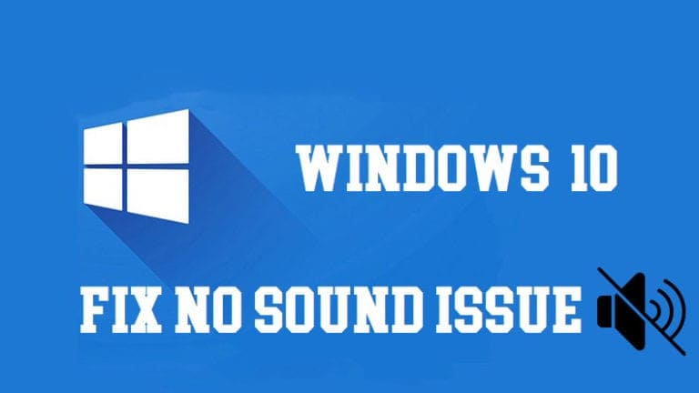 8 Ways To Fix No Sound on Windows 10 – TechCult