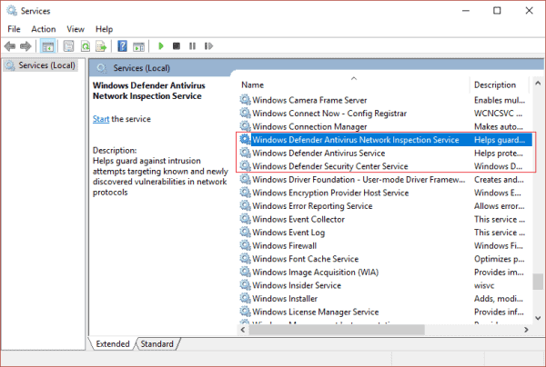 Fix Windows Defender Does Not Start or Won't Turn On – TechCult