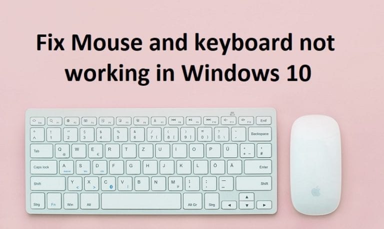 Mouse And Keyboard Not Working In Windows 10 Solved Techcult