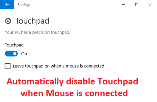 Automatically Disable Touchpad When Mouse Is Connected Techcult