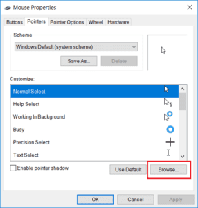 How to change Mouse Pointer in Windows 10 – TechCult