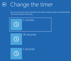 Change Time to Display List of Operating Systems at Startup in Windows ...