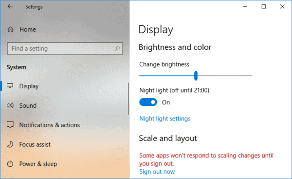 Enable or Disable Night Light in Windows 10 – TechCult