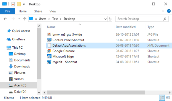 Export And Import Default App Associations In Windows 10 Techcult