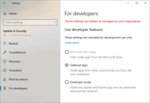 Enable or Disable Developer Mode in Windows 10 – TechCult