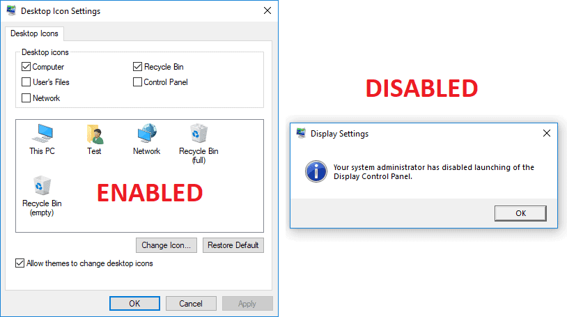 Prevent User From Changing Desktop Icons In Windows 10 TechCult