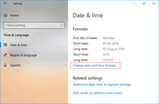 How to Change Date and Time Formats in Windows 10 – TechCult