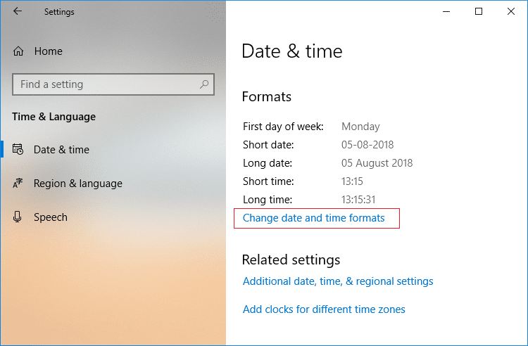 How To Change Date And Time Formats In Windows 10 Techcult