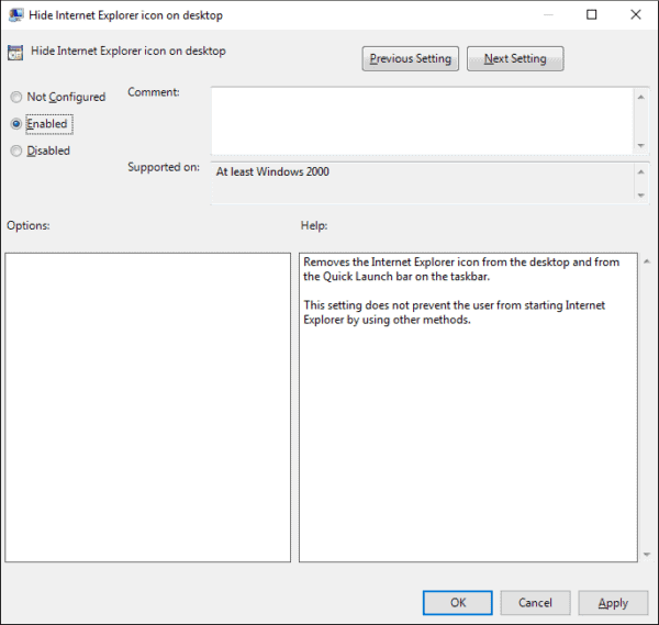Remove the Internet Explorer icon from Desktop in Windows 10 – TechCult