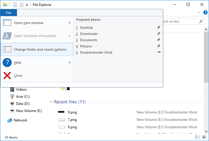 How To Open Folder Options In Windows 10 TechCult
