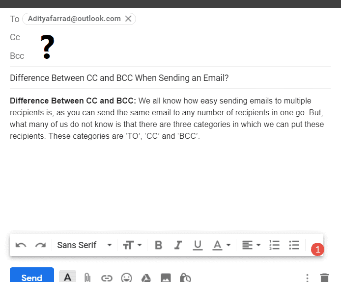 What Is The Difference Between CC And BCC In An Email 