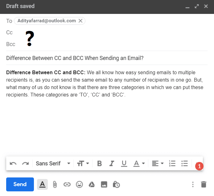 What Is The Difference Between CC And BCC In An Email 