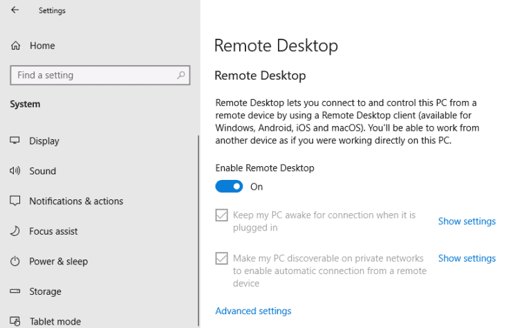 How to use the Remote Desktop app on Windows 10 – TechCult