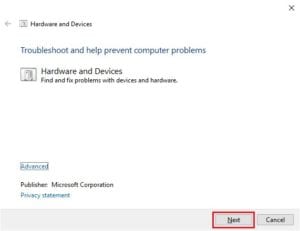 Run Hardware and Devices Troubleshooter to fix issues – TechCult