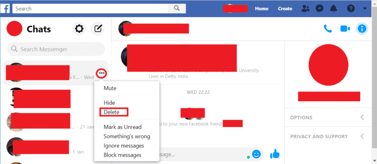 5 Ways to Delete Multiple Facebook Messages – TechCult