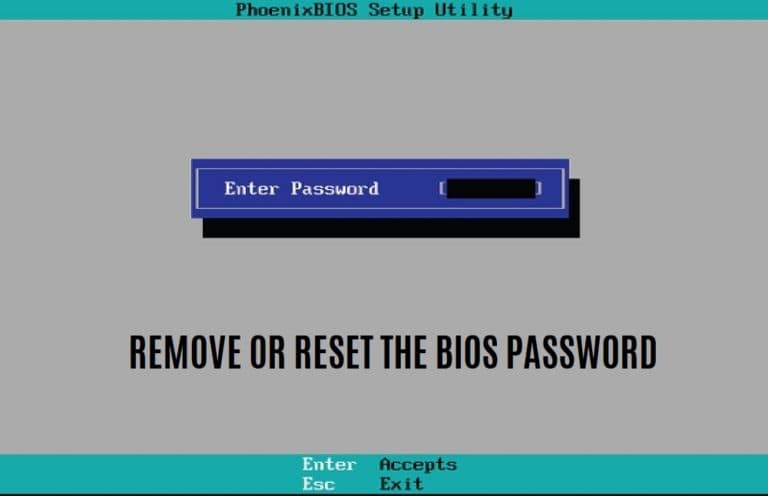 How to Remove or Reset the BIOS Password – TechCult