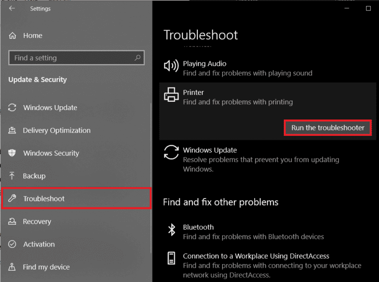 Fix Common Printer Problems in Windows 10 – TechCult