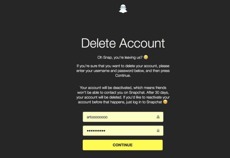 How To Disable Snapchat Account Temporarily – TechCult