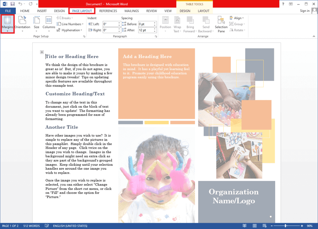 How to Set Up 1 Inch Margins in Microsoft Word – TechCult