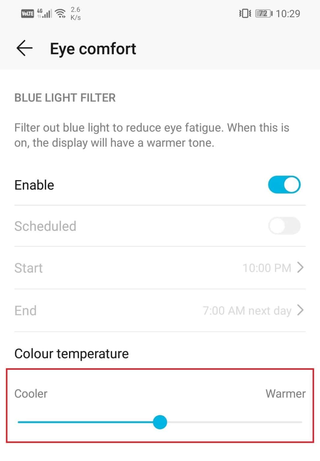 How to Activate the Blue Light Filter on Android – TechCult