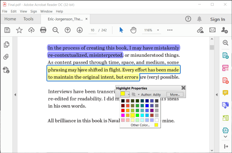 How To Change Highlight Color In Adobe Acrobat Reader TechCult