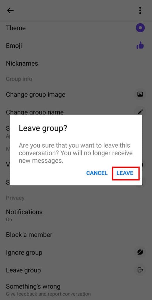How to Leave a Group Chat in Facebook Messenger – TechCult