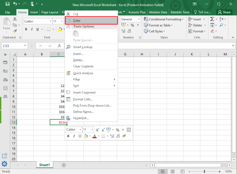 How To Copy And Paste Values Without Formulas In Excel TechCult