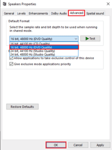 How to Fix Audio Stuttering in Windows 10 – TechCult
