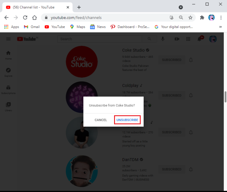 How to Mass Unsubscribe YouTube Channels at Once – TechCult
