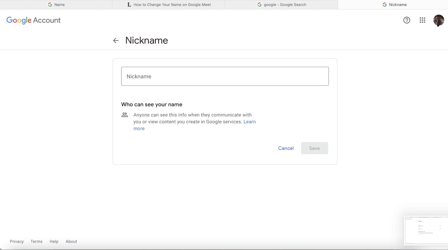 How to Change Your Name on Google Meet – TechCult