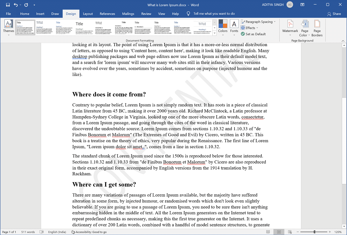 How To Remove Watermarks From Word Documents TechCult
