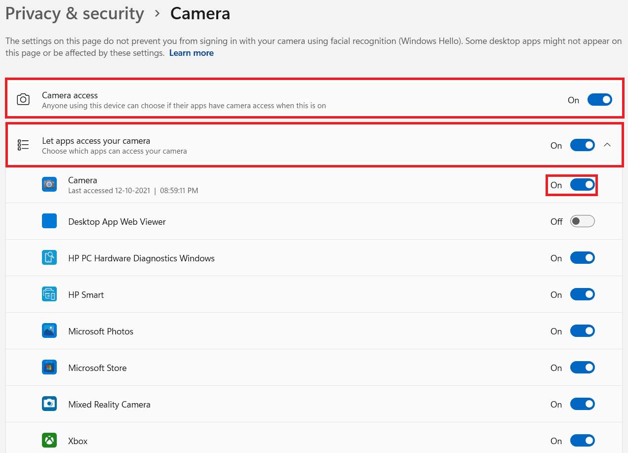 How To Fix Windows 11 Webcam Camera Not Working TechCult