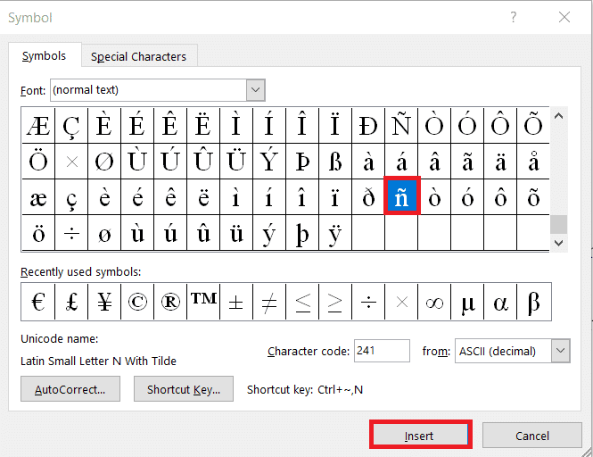 How To Type N With Tilde Alt Code Techcult