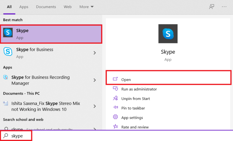 Fix Skype Can't Access Sound Card in Windows 10 – TechCult