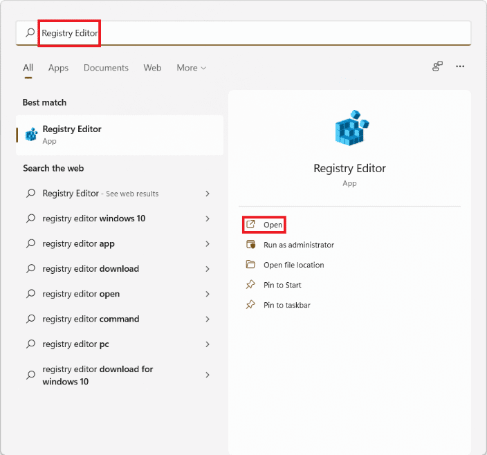How To Open Registry Editor In Windows 11 TechCult