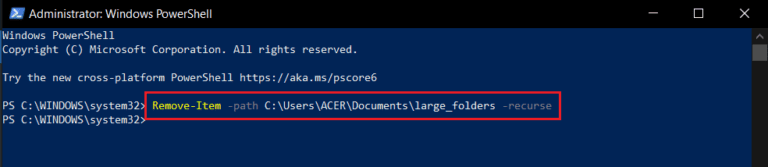 How To Delete Folders And Subfolders In Powershell Techcult