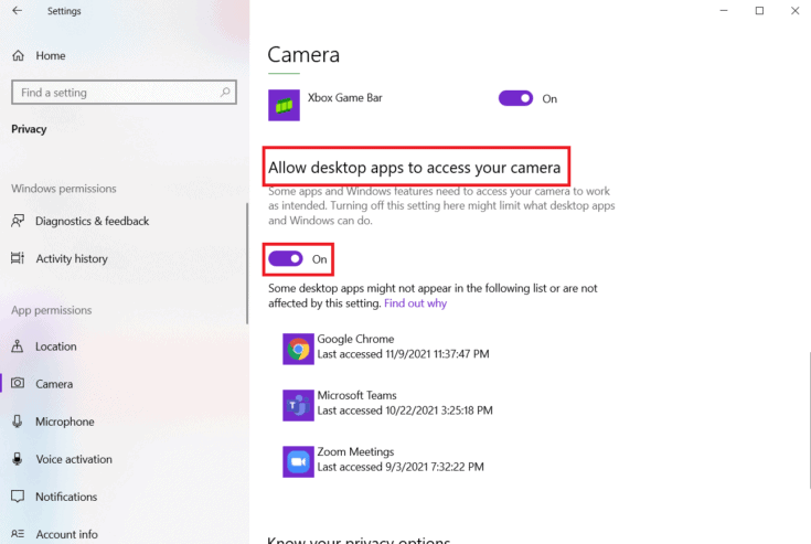 Fix 0xa00f4244 No Cameras Are Attached Error – TechCult