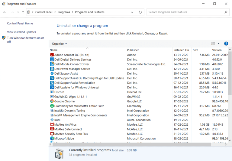 How to Uninstall Chromium on Windows 10 – TechCult
