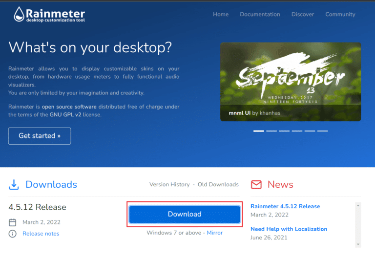 How to Set Up Rainmeter Dual Monitor Skins on Windows 10 – TechCult