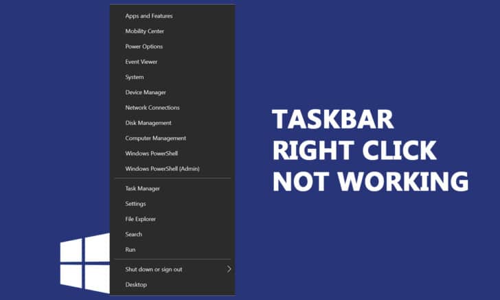 Fix Taskbar Right Click Not Working - TechCult