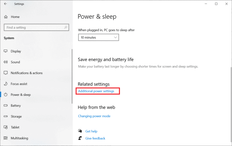 How to Change Power Plan on Windows 10 – TechCult