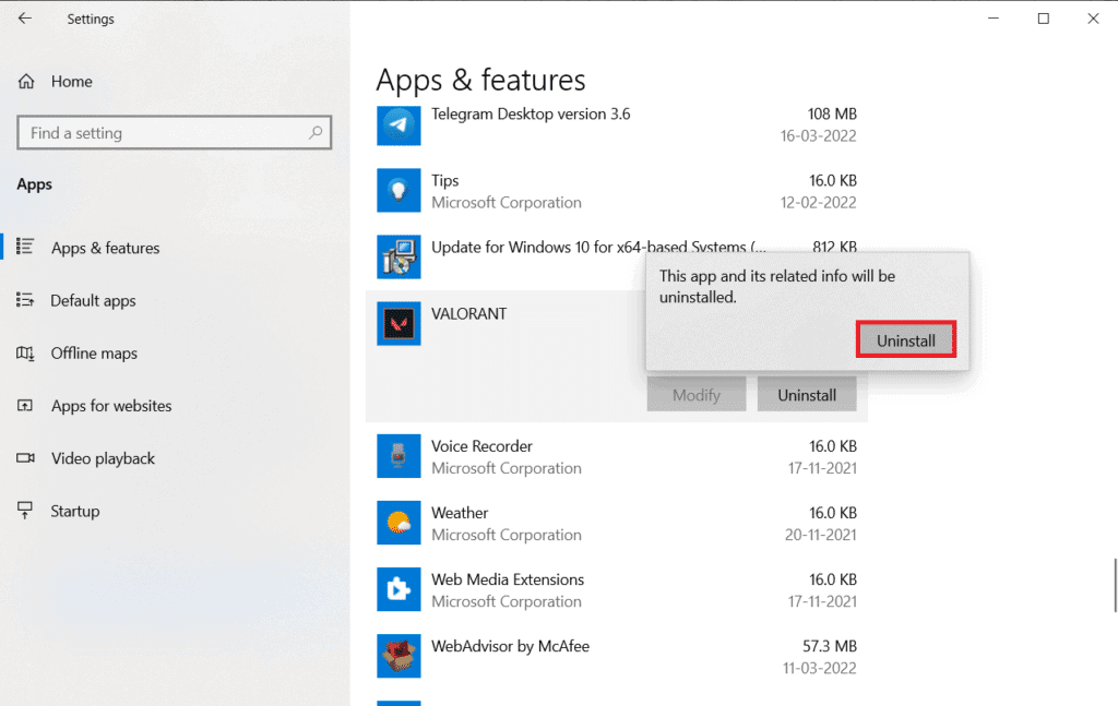 Fix Valorant Val 43 Error in Windows 10 – TechCult
