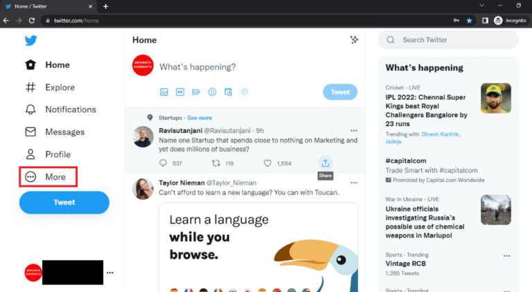 How to Use Bookmarks on Twitter – TechCult